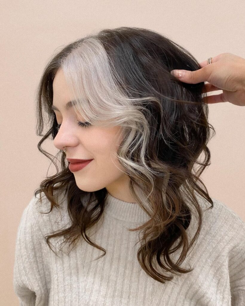 20 Brown Hair With Silver Highlights Styles For Ultimate Shimmering ...
