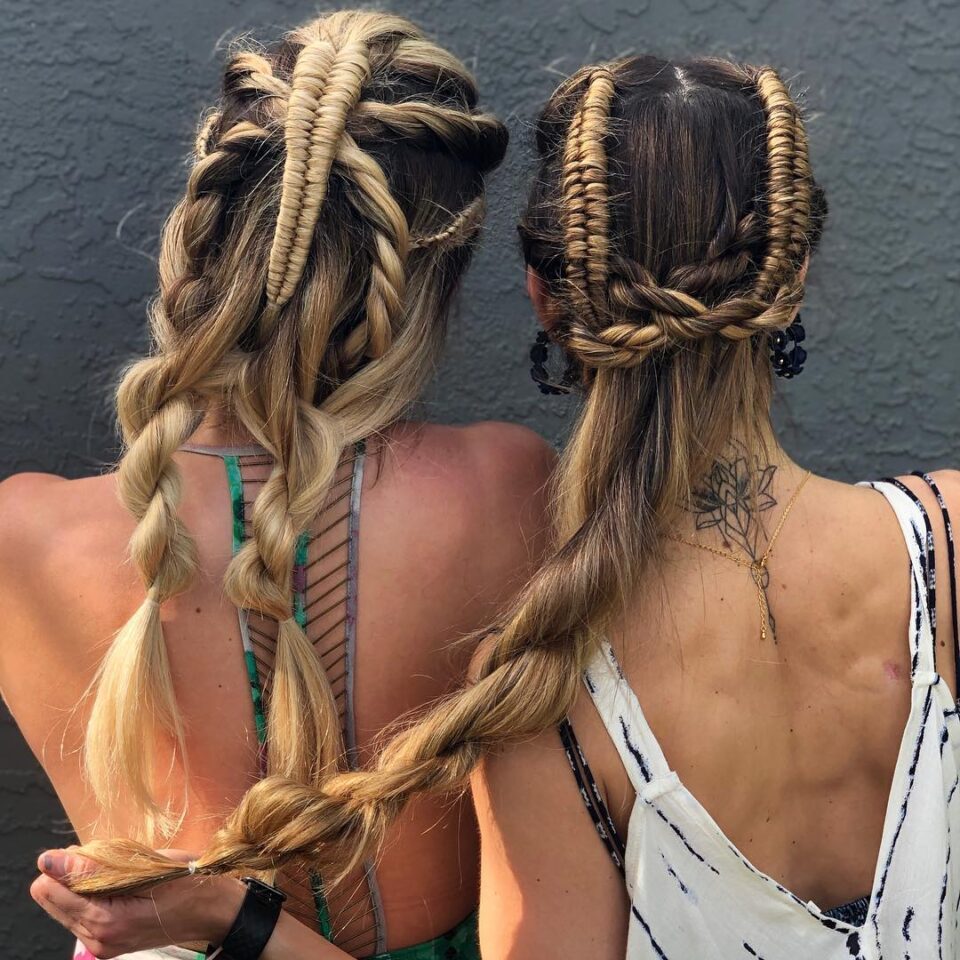 Ces 25 coiffures de queue de cheval tressée, à essayer sans modération ...