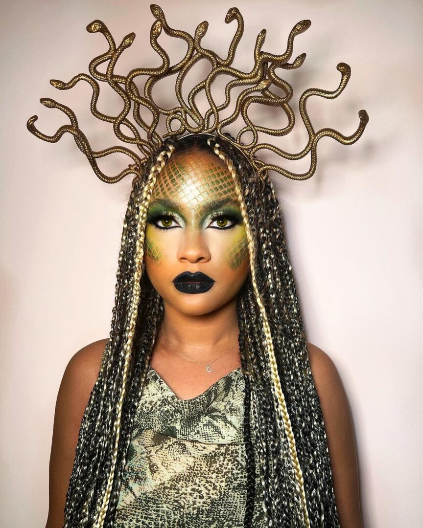 Ssslither Into Medusa Makeup With These Irresistible Serpentine Cunning ...