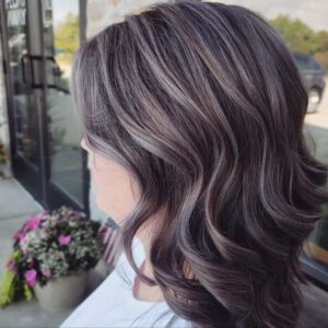 20 Brown Hair With Silver Highlights Styles For Ultimate Shimmering ...