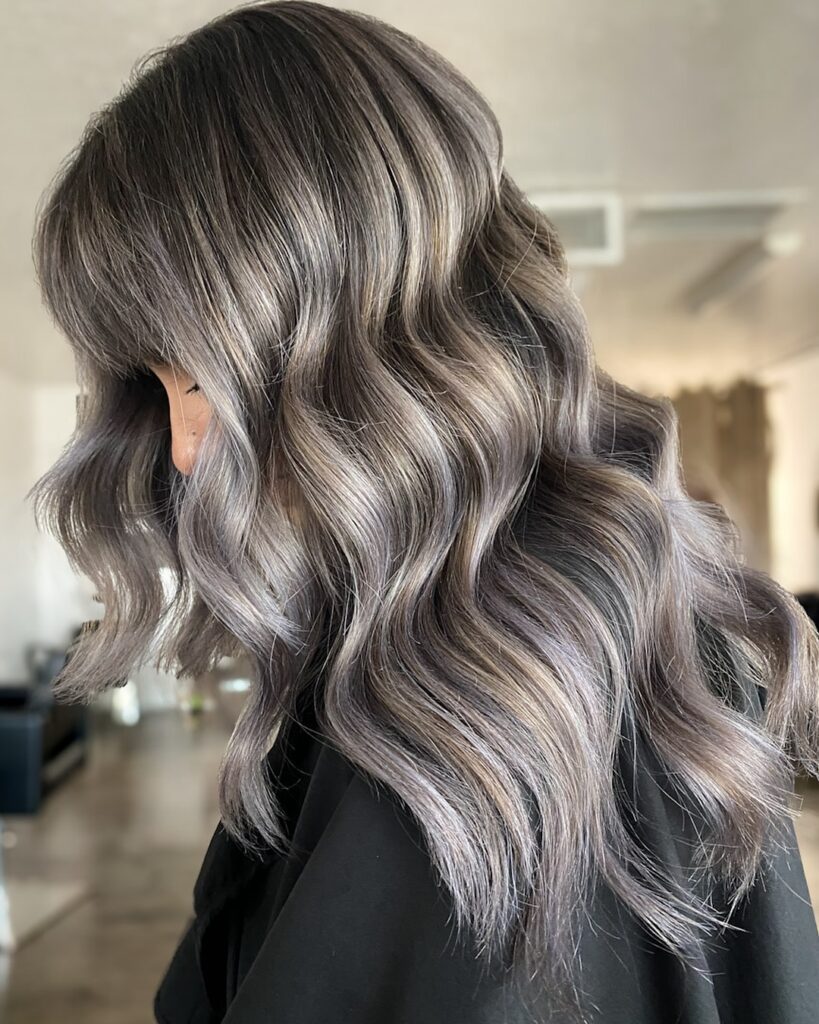 20 Brown Hair With Silver Highlights Styles For Ultimate Shimmering Elegance