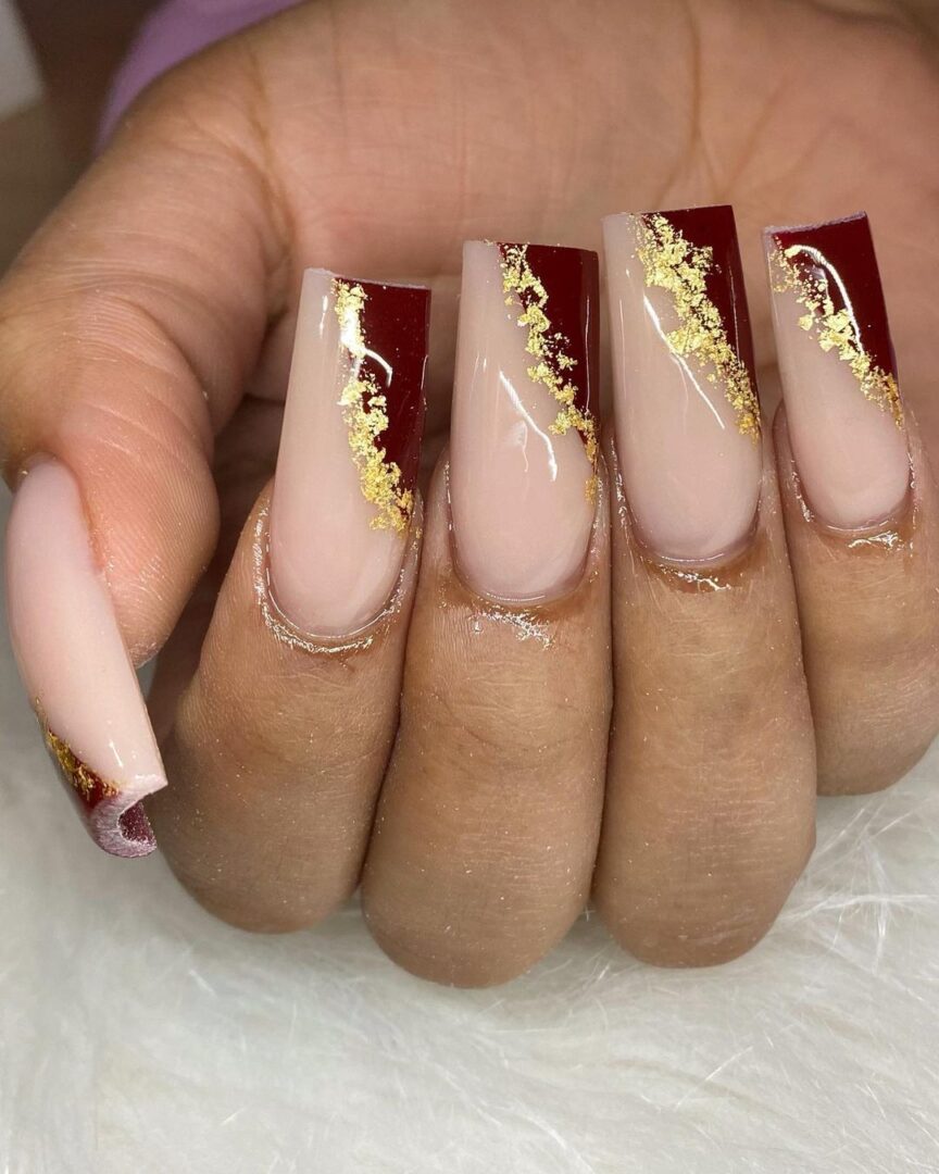 Fabulous 22 Black Cherry Nails Designs That Will Cause Serious Nail Envy