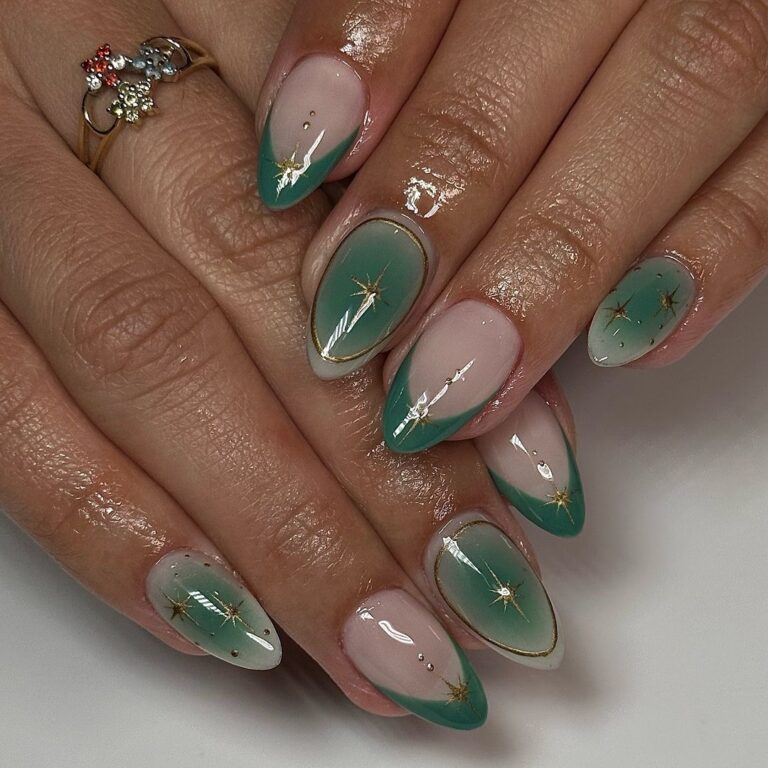Bid Your Jade-Wells To Summer With These Lush Green Fall Nails