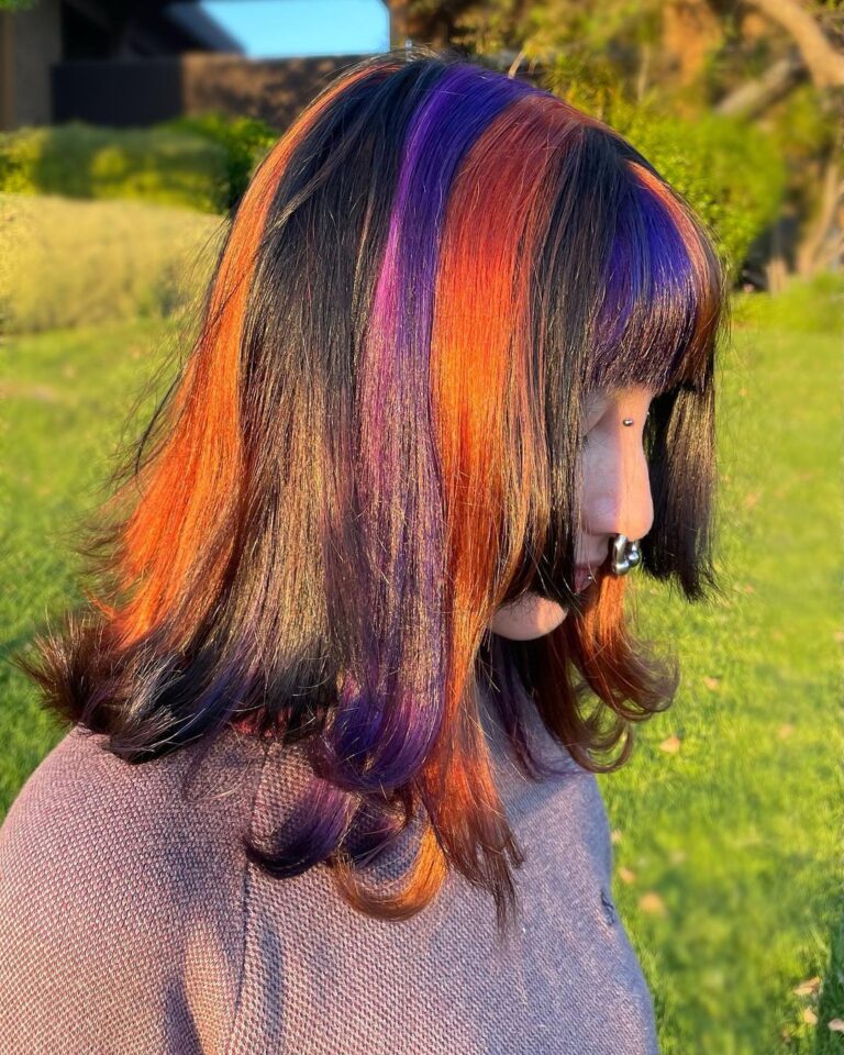 Meow-Velous Dark Calico Hair Is A Perfect Fall Look