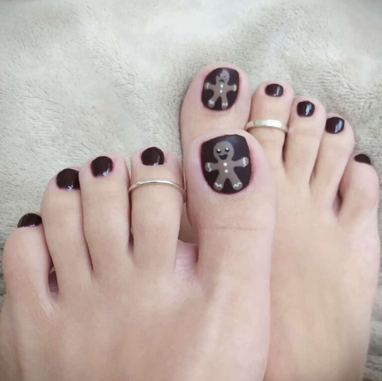 Step Into Style With These 20 Amazing Brown Toe Nails Pedicures