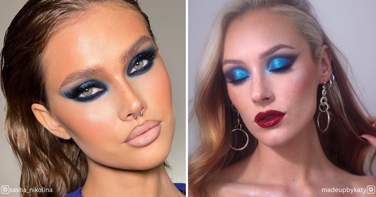 20 Eye-Mazing Blue Smokey Eye Makeup Looks To Inspire You