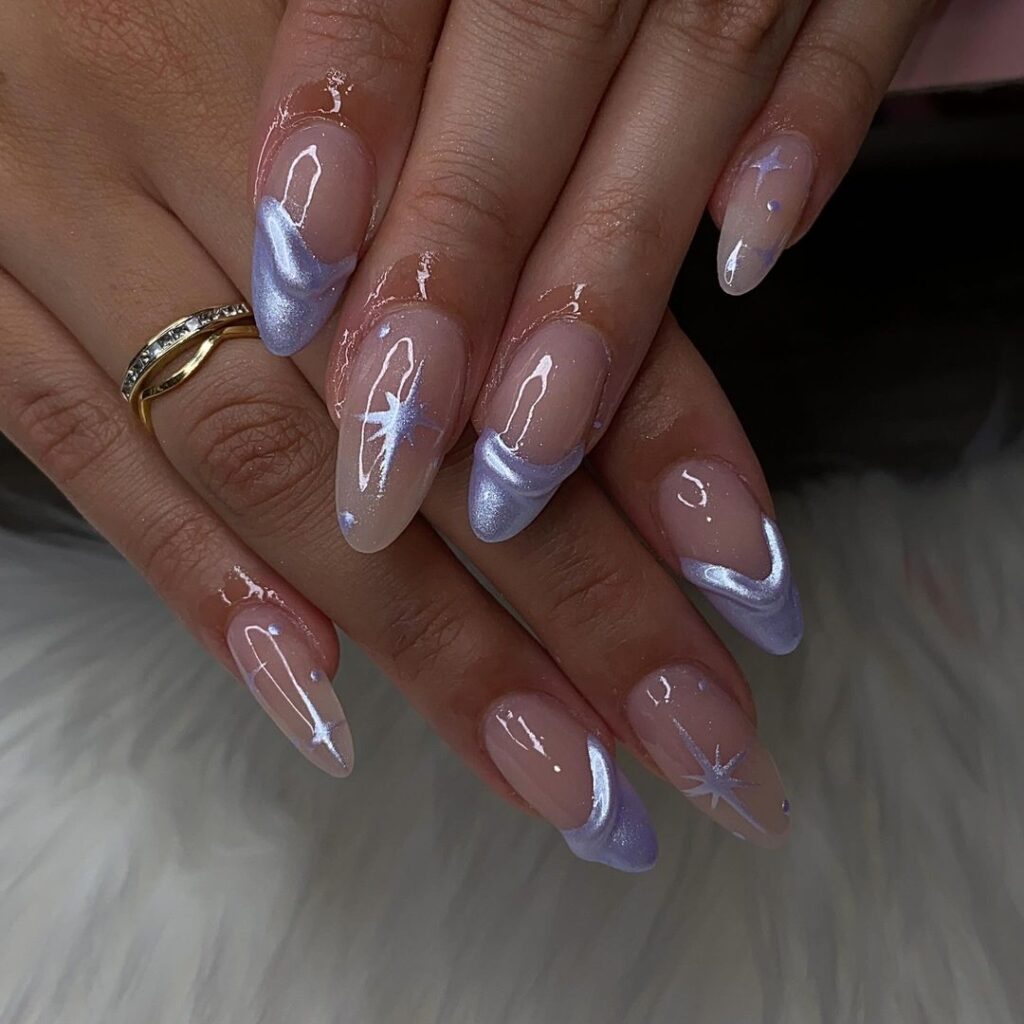 Lavender Chrome Nails That Will Keep You Scent-Sational All Year Round