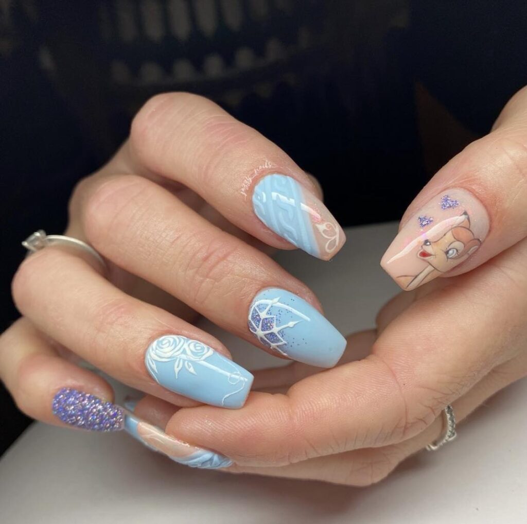 Enhance Your Holiday Spirit With Disney Christmas Nails That Are Pure ...