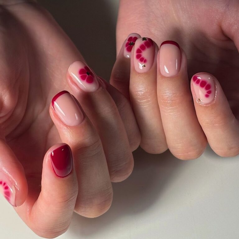 25 Fall Short Square Nail Designs To Stamp Your Style