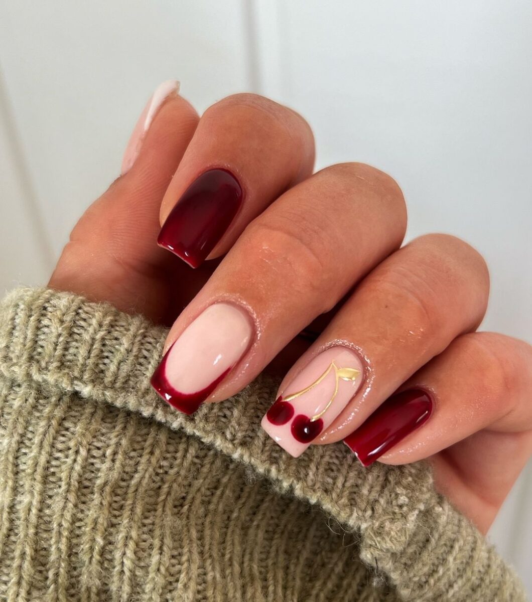 25 Fall Short Square Nail Designs To Stamp Your Style