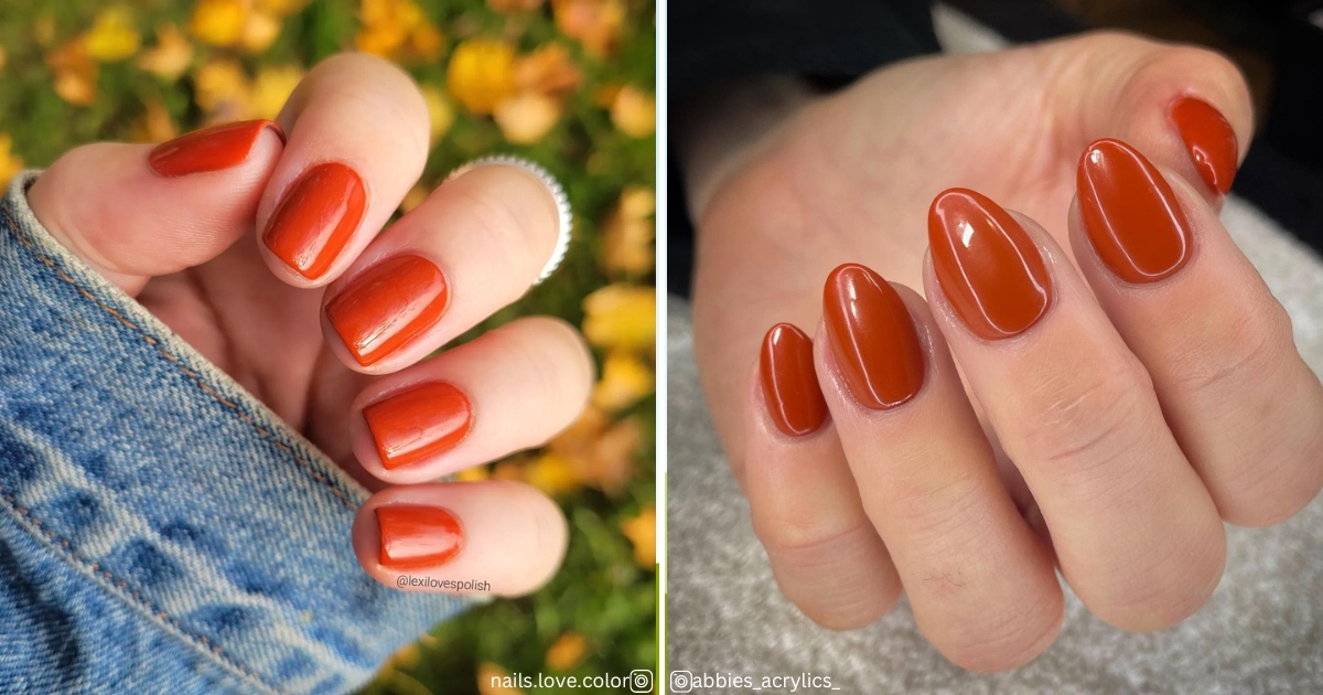 Earthy Rich Terracotta Nail Designs To Seize The Clay