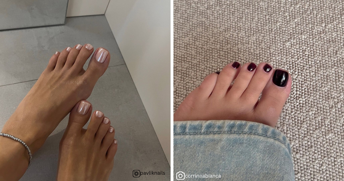 It's Never Toe-Late For Fall-Colored Toenails And Pedicures