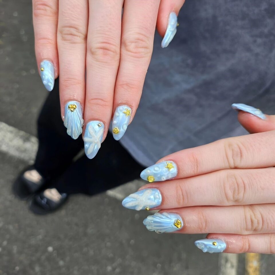 Step Into The Realm Of Pearl Nails That Keep The Boring Away
