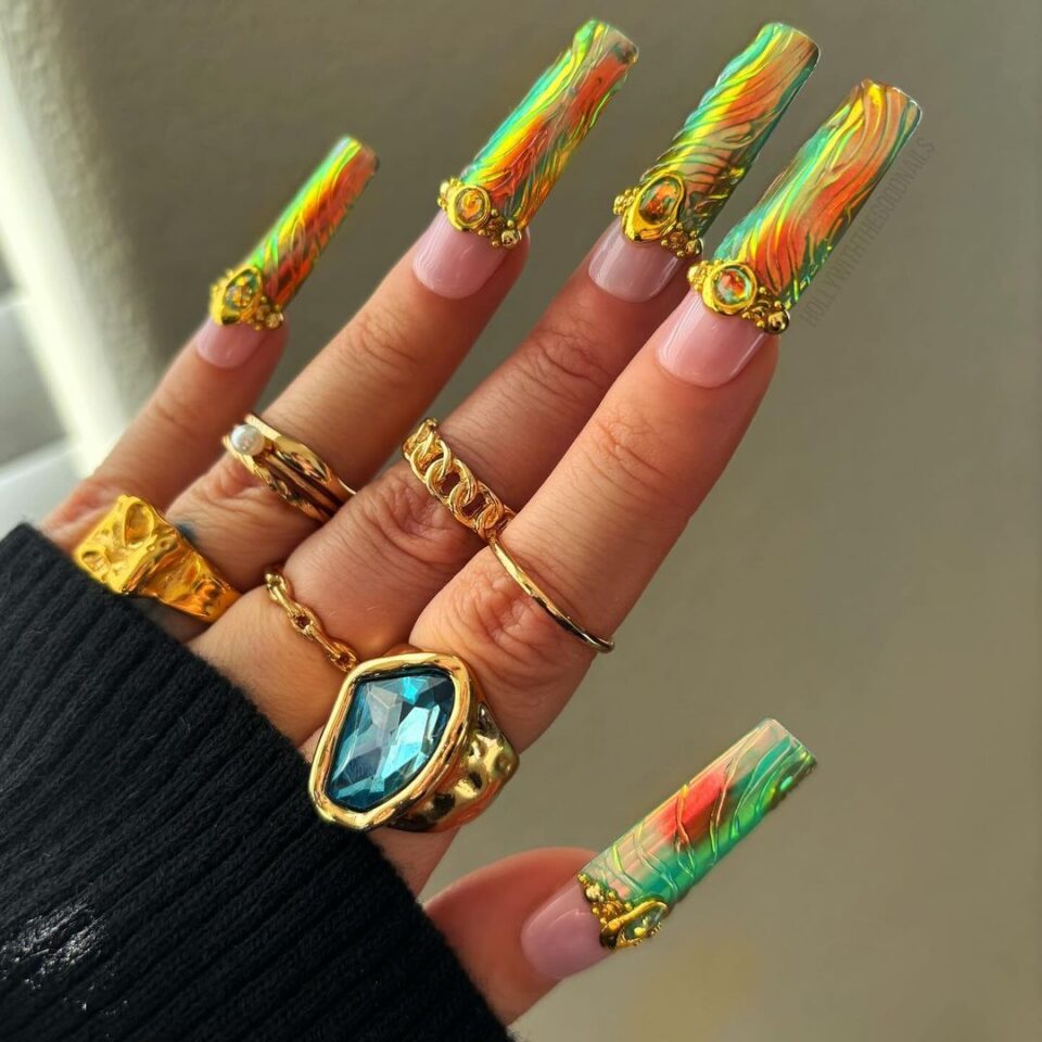 25 Impressive Long Nail Designs Only For The Fashionably Brave