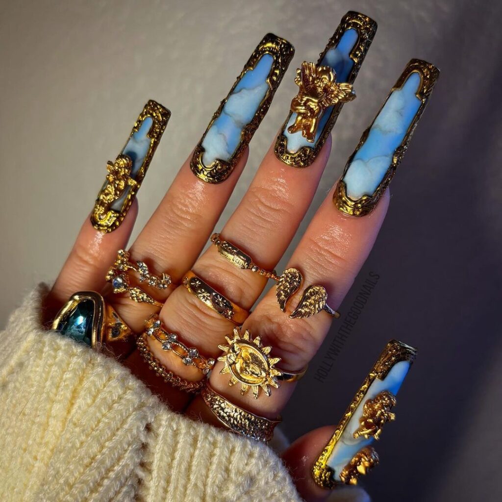 25 Impressive Long Nail Designs Only For The Fashionably Brave