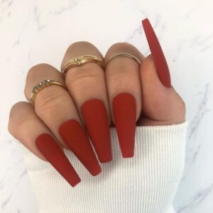 Earthy Rich Terracotta Nail Designs To Seize The Clay