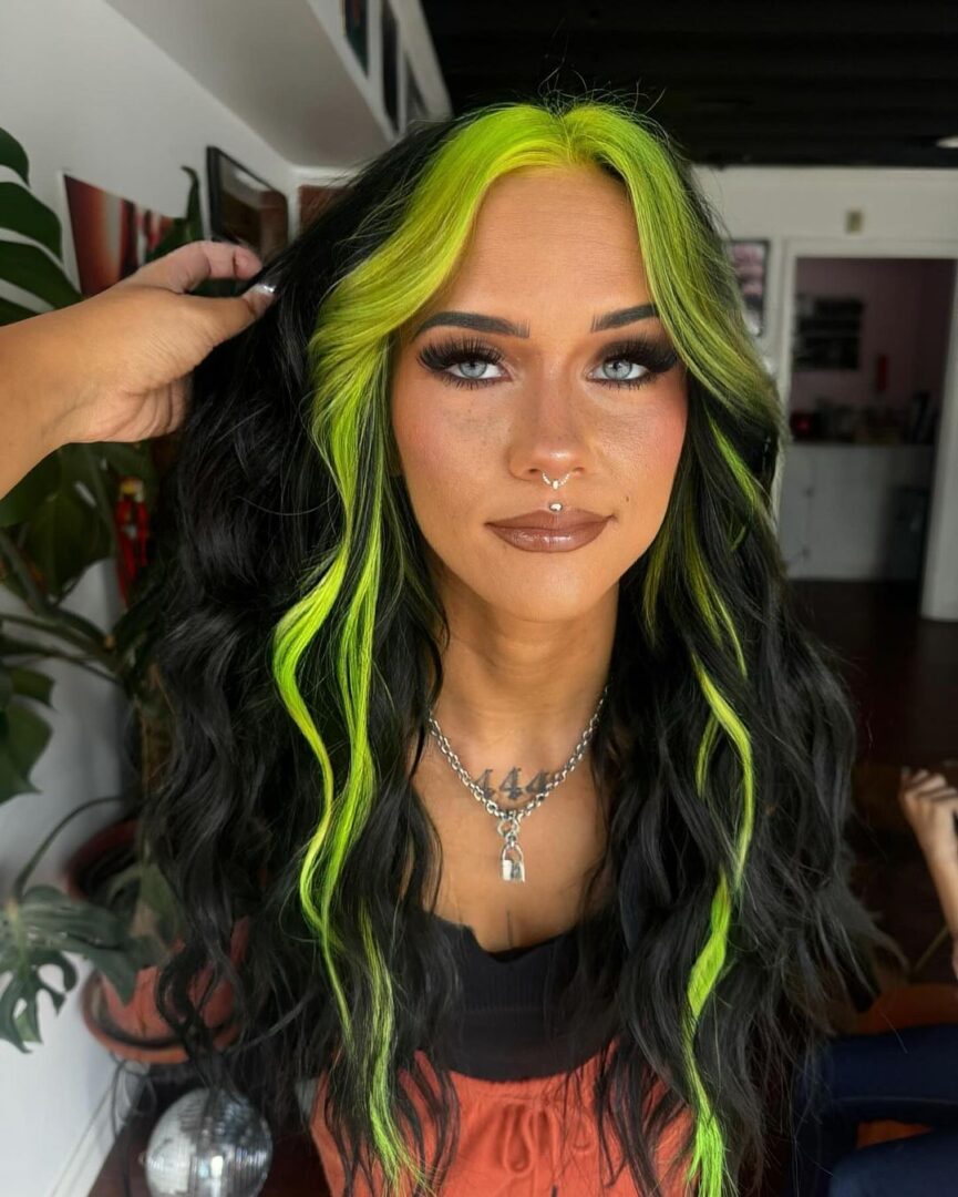 Update Your Dark Hair With Light Front Face Framing Highlights