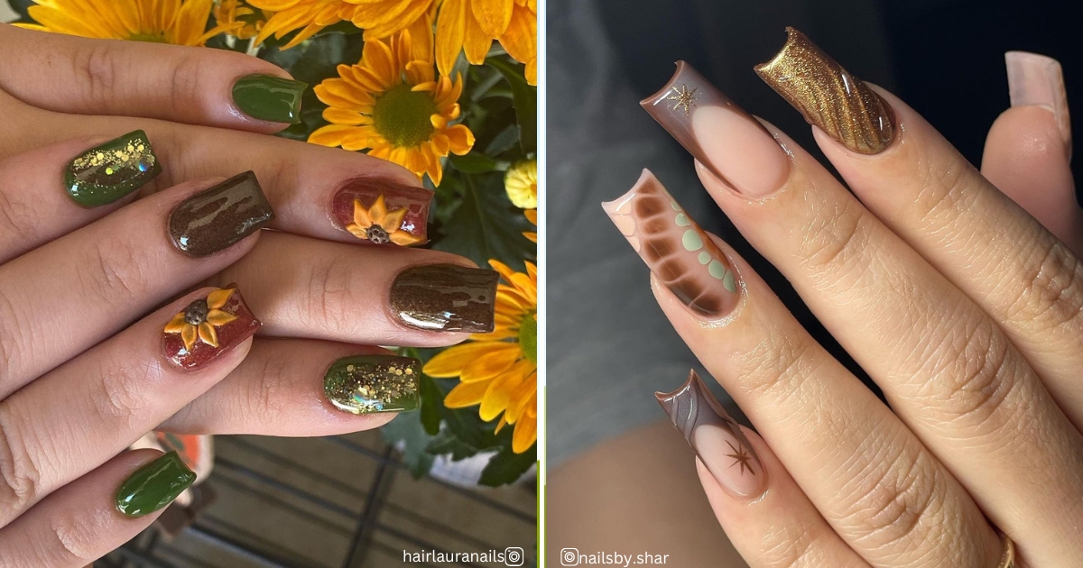 Nothing Says Hello Fall Better Than These 25 Fall Acrylic Nail Designs