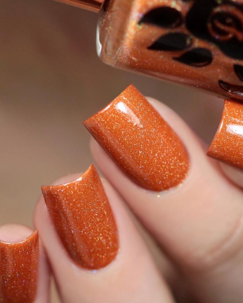 Earthy Rich Terracotta Nail Designs To Seize The Clay