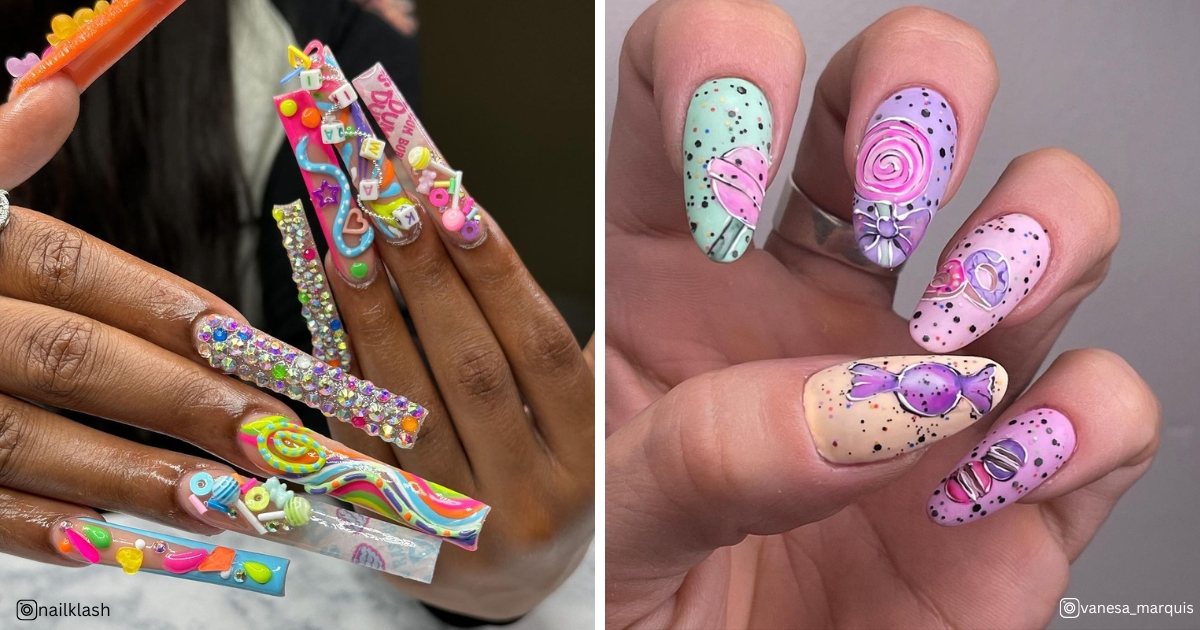 These Candy Nails Will Give Your Fingertips A Sweet Treat