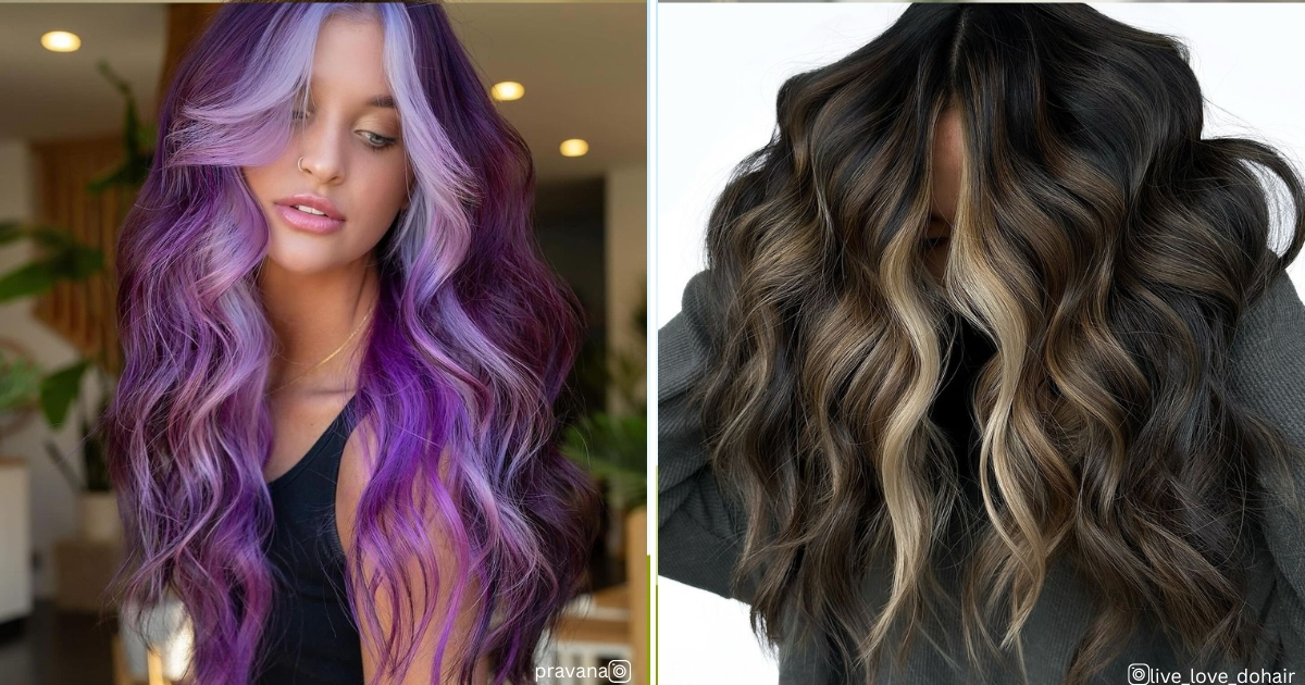 Update Your Dark Hair With Light Front Face Framing Highlights