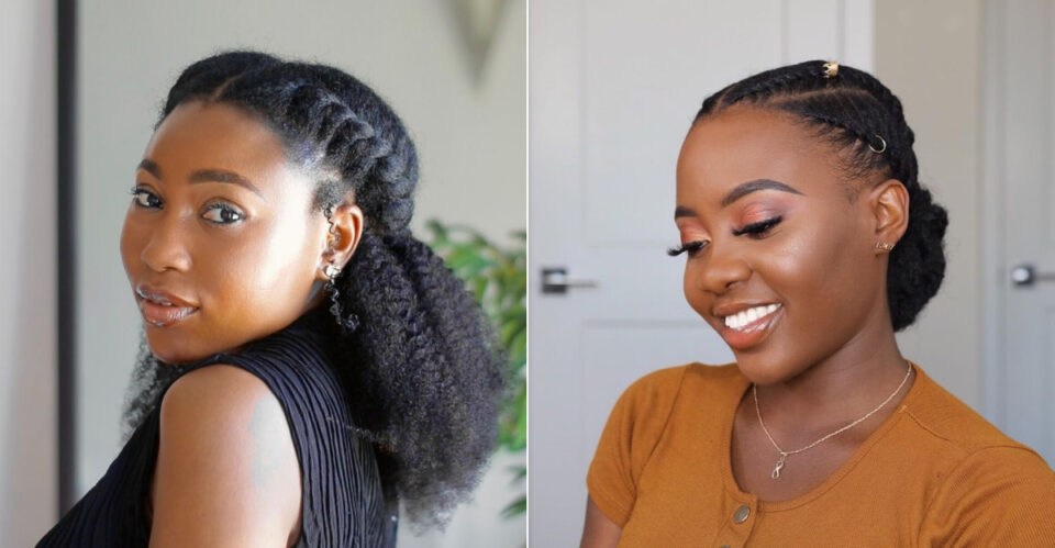 24 Creative And Alluring Natural Hair Flat Twist Styles