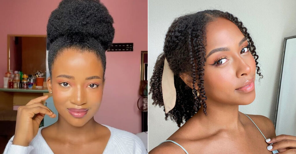 28 Natural Hair Puff Hairstyles Worth Trying Today