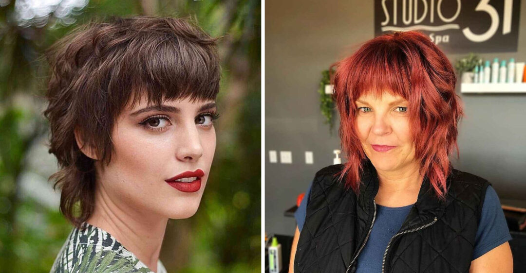 34 Stylish Short Shag with Bangs Ideas to Nail That Rock ’n’ Roll Edge