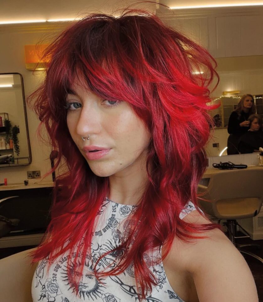 33 Trendy And Timeless Shag Haircuts For Women Over 60