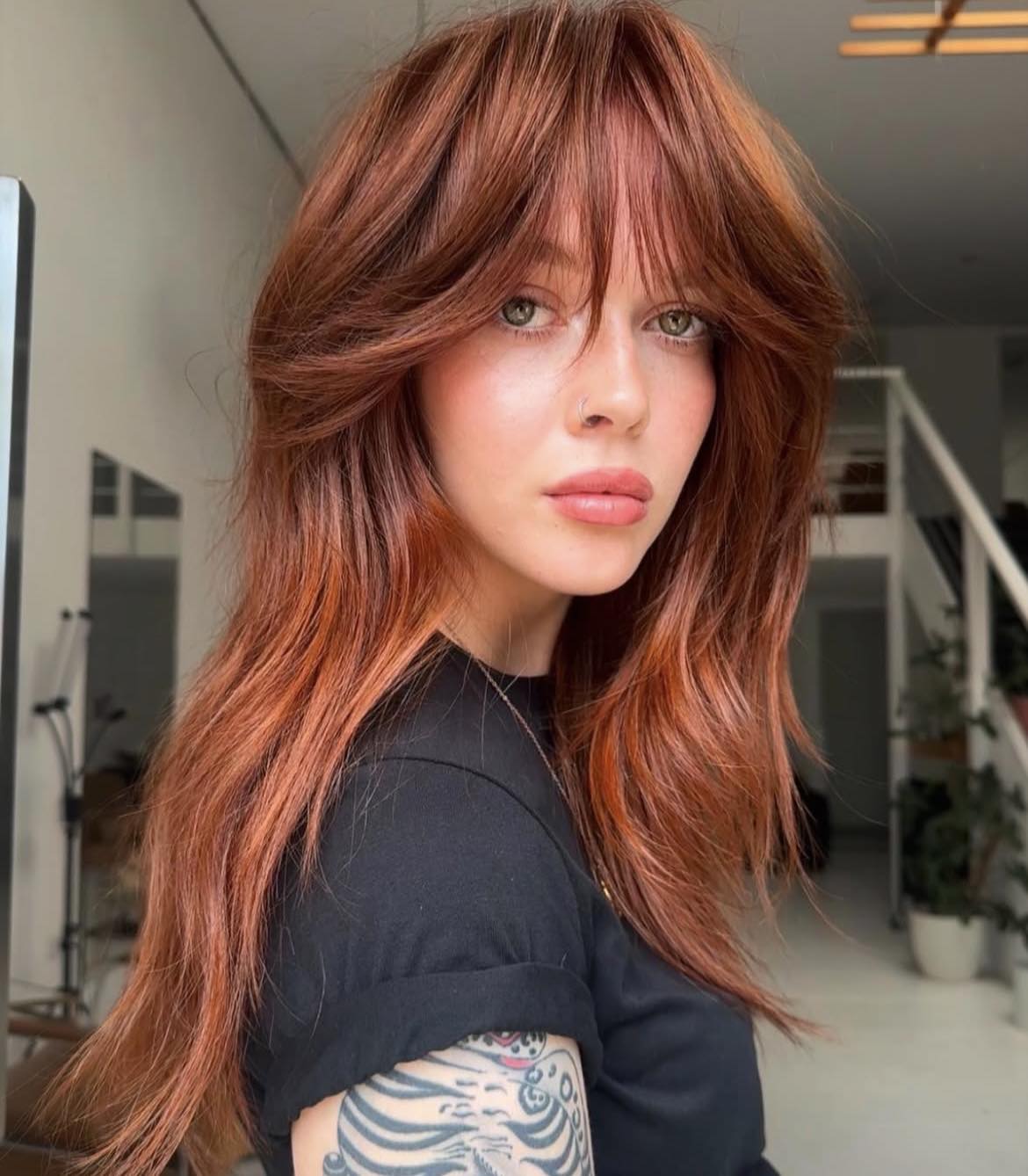 31 Modern Ways To Rock The Wolf Cut For Straight Hair