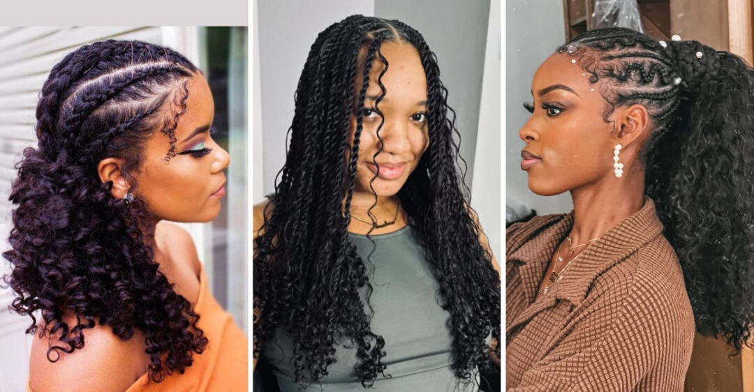 20 Braids With Curls In The Back Ideas For The Stylish 2025 (And 10 You ...