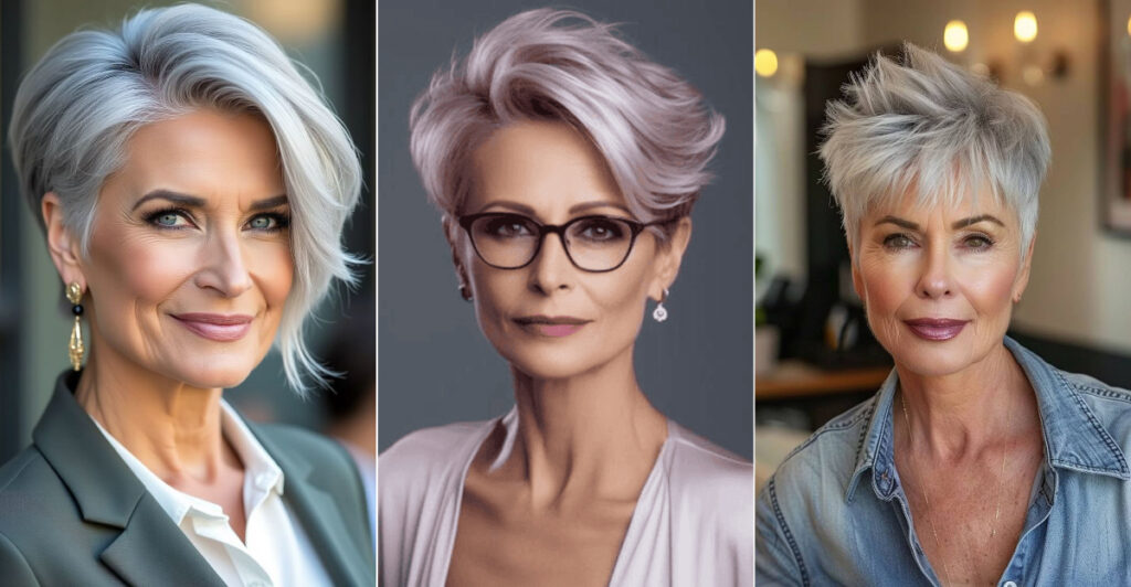 28 Fresh Long Pixie Haircuts For Women Over 50