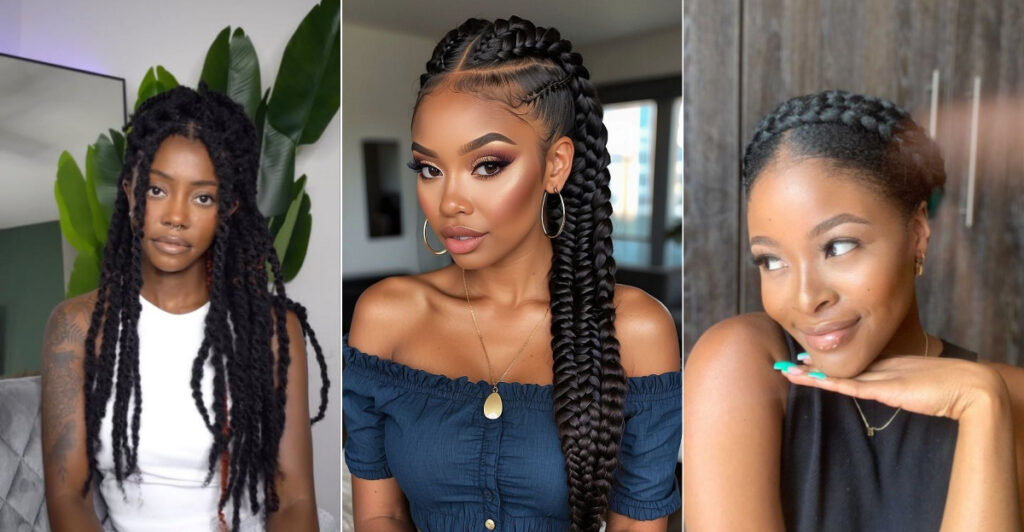 33 Adorable And Trendy Braid Styles For Black Hair