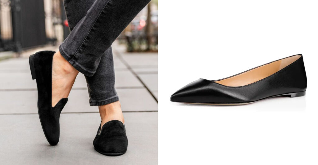 Black Flats are Trending Again- These 17 Pairs Are The Most Timeless Yet