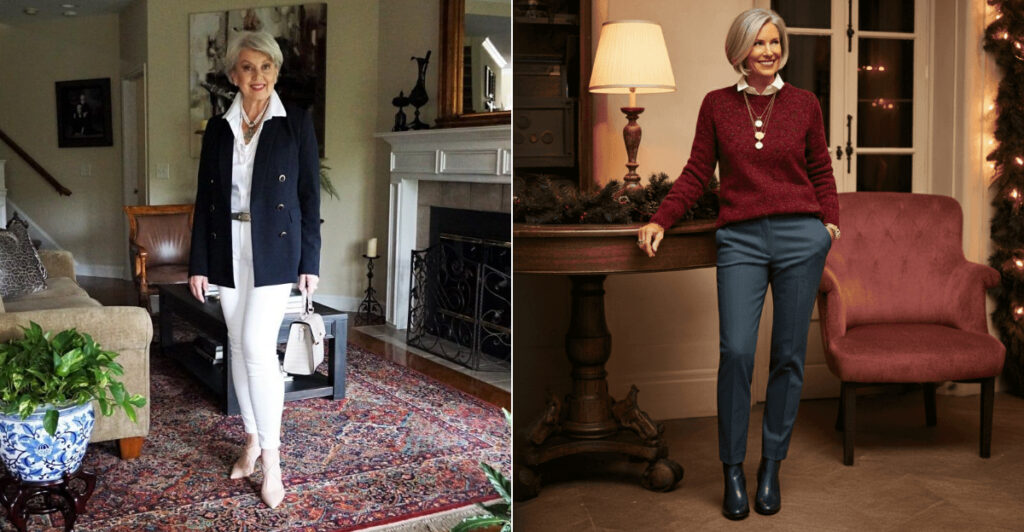 These Are The 16 Most Timeless Color Combinations For Women Over 60
