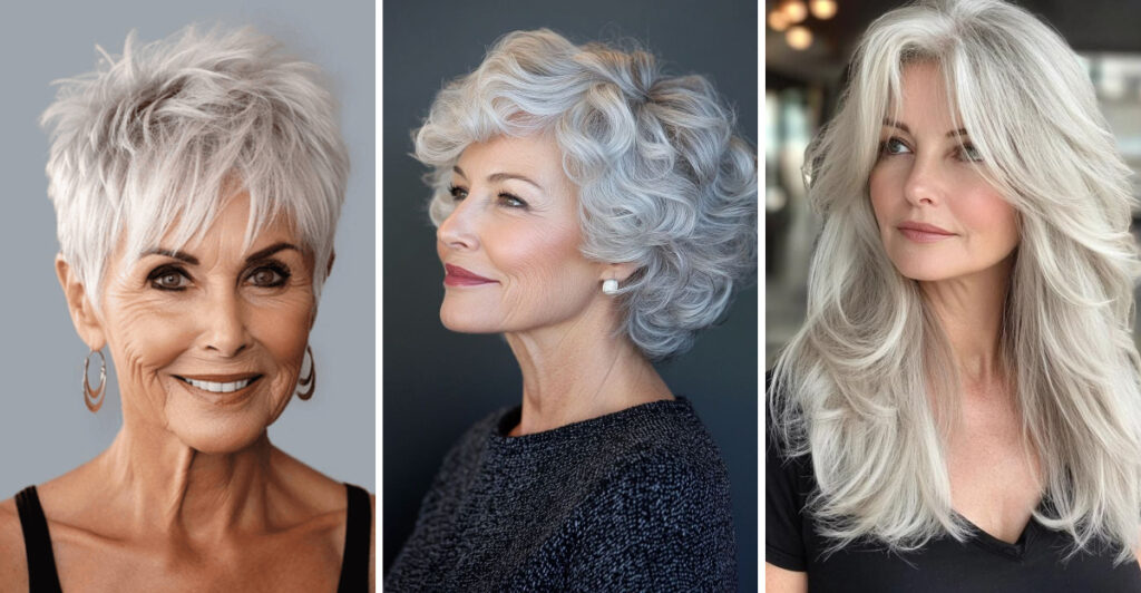 16 Hairstyles For Older Women That Minimize The Appearance Of Wrinkles ...