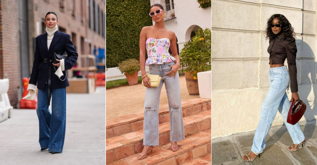19 Fresh And Chic Ways To Style Wide-Leg Jeans In 2025