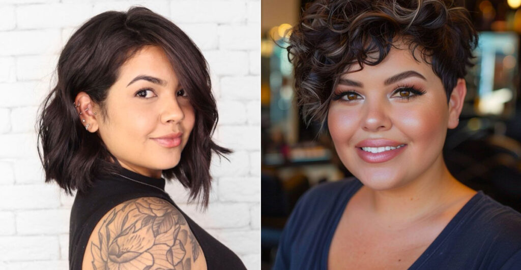 19 Short Haircuts That Bring Out The Best In Full Faces