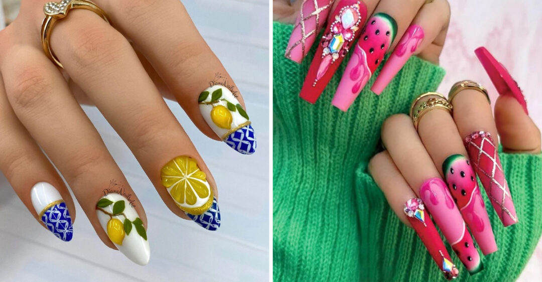 20 Juicy Fruit-Inspired Nails For Your Next Sweet Spring Manicure