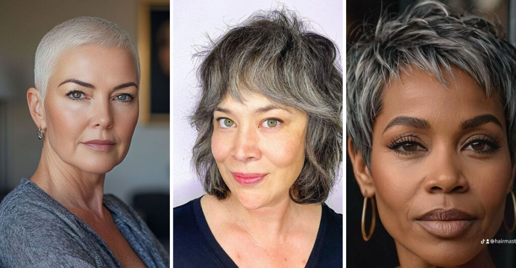 29 Short Haircuts That Embrace Gray Hair With Timeless Elegance