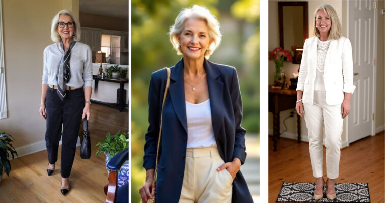 15 Simple Outfit Combinations For Women Over 60 That Look Straight Out ...