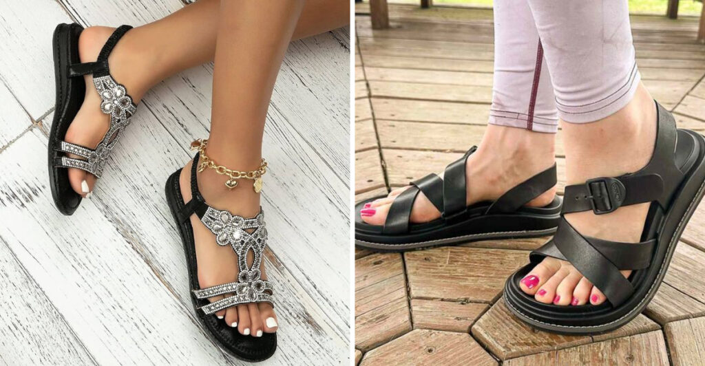 18 Rich Mom Walking Sandals That Feel Like Sneakers