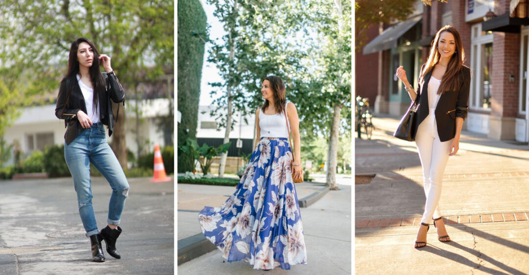 18 Ways To Elevate Your Basic White Tank Style