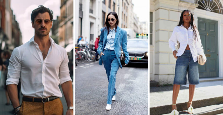 18 Ways To Style Buttoned Down Shirt Outfits That Feel Stylish, Not Stuffy