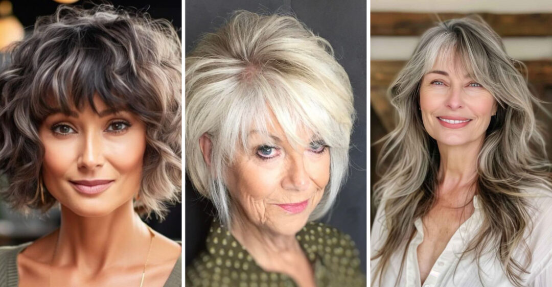 31 Elegant Bangs Styles For Women Over 60 That Complement Your Features