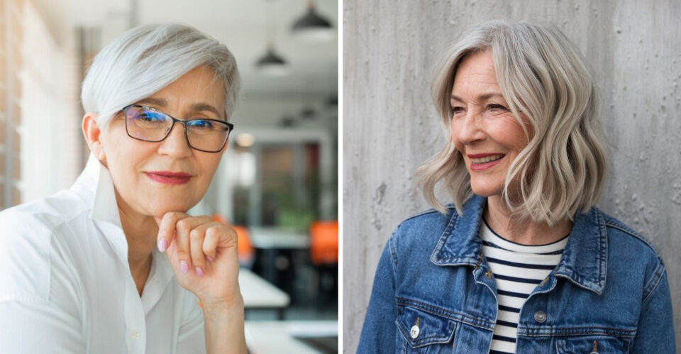 33 Flattering Haircuts For Older Women With Fine Hair That Add Volume ...