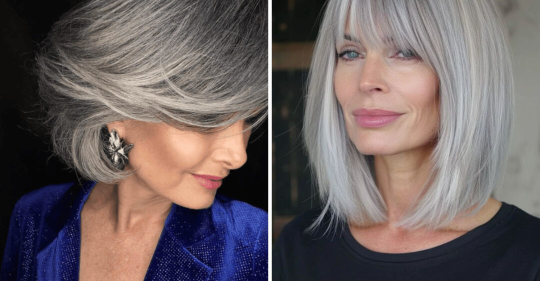 34 Haircuts That Make Gray Hair Look Modern, Fresh, And Stylish