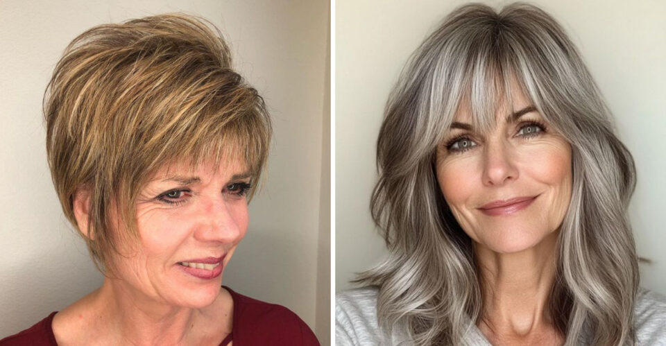 8 Unflattering Haircuts For Thick Hair Over 50 - And 8 Stylish ...